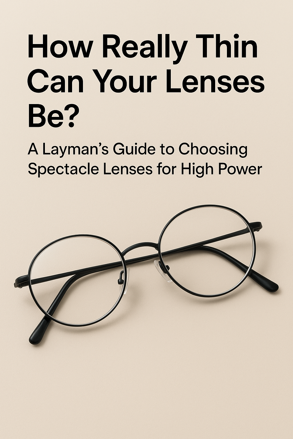 A Layman’s Guide to Choosing Spectacle Lenses for High Power – Read40